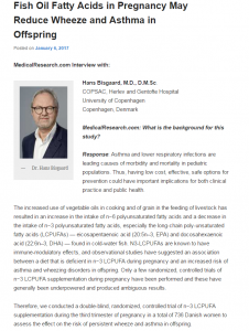 MedicalResearch Interview with Hans Bisgaard - COPSAC